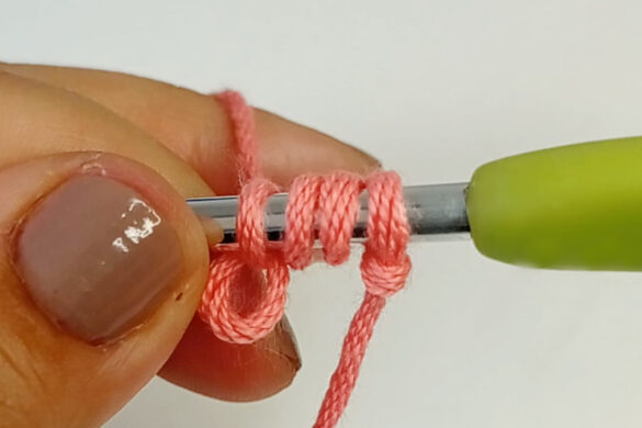 Cómo tejer un círculo en medio punto vareta a crochet - Crochet con Sole