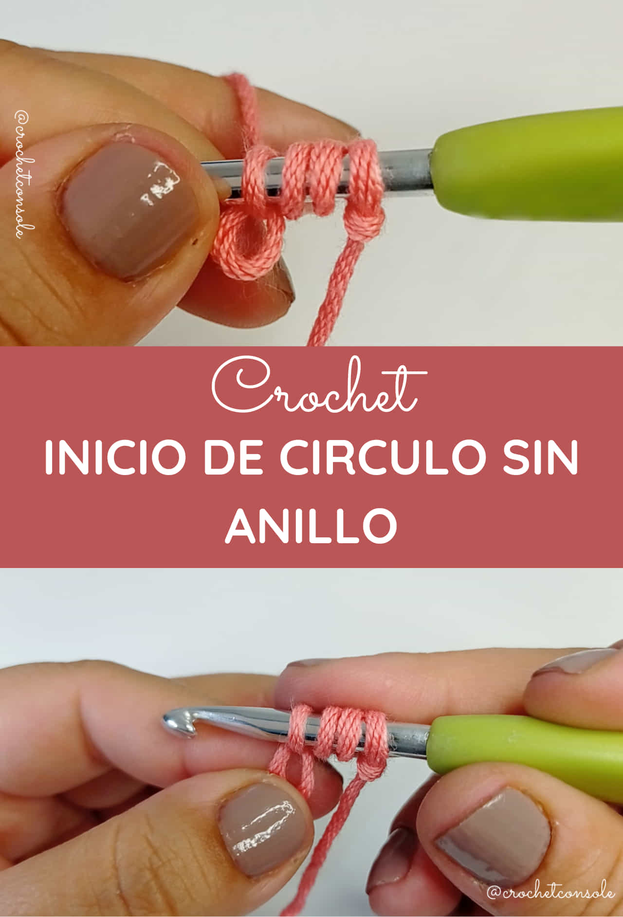 Cómo iniciar un círculo a crochet sin anillo - Crochet con Sole