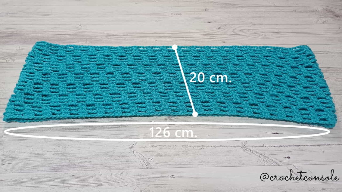 Bufanda infinita a crochet - Crochet con Sole