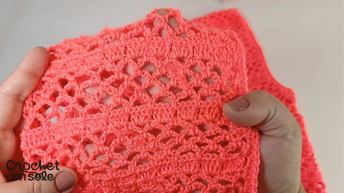 Chaleco calado a crochet - Tutorial paso a paso - Crochet con Sole